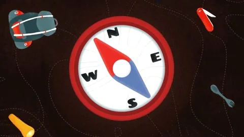 Vastu Compass Green Screen Effects | Stock Video | Pond5