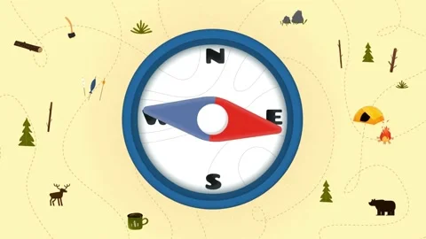 Vastu Compass Green Screen Effects | Stock Video | Pond5