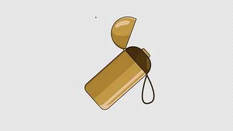 vector animated video of drinking bottle... | Stock Video | Pond5