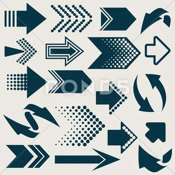 Vector arrow sign icons: Royalty Free Illustration #49070498