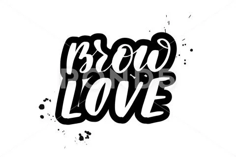 Vector calligraphy illustration isolated on white background ...