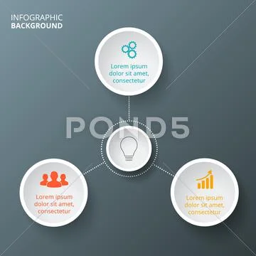Vector circle infographic.: Royalty Free #52556770