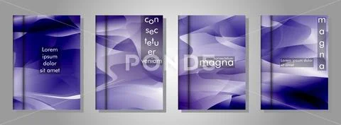Vector collection of book cover backgrounds. illustration of eps vector ...