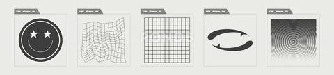 Vector Graphic Assets Set. Extraordinary Graphic Assets. Elements for ...