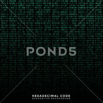Vector hex code abstract background. ~ Clip Art #82269635