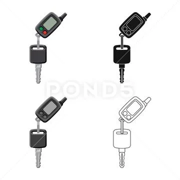 Vector illustration of auto and part symbol. Collection of auto and car ...