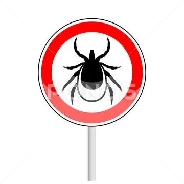 Vector image of a tick in a red circle - ticks stop sign: Royalty Free ...