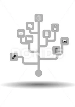 Vector : Internet technology infographic chart background: Royalty Free ...