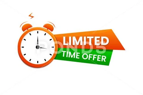 Vector Limited time offer Labels and logo: Graphic #278053001