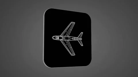 Vector Map intro - plane - Transition Bl... | Stock Video | Pond5