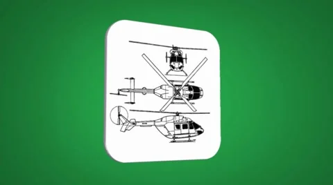 Vector Map intro - Police Helicopter - T... | Stock Video | Pond5