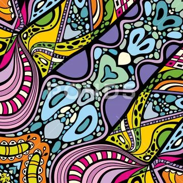 Vector modern cartoon hand drawn background ~ Clip Art #135938271
