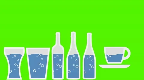 Vector Pouring Drinks - Animation - Han... | Stock Video | Pond5