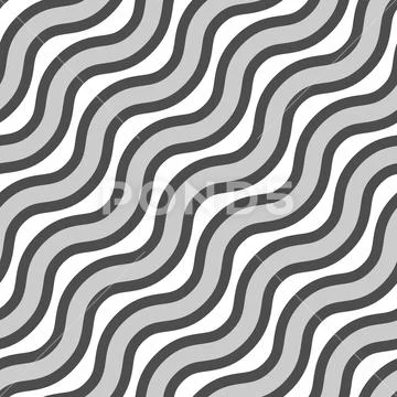 Vector seamless texture. Repeating pattern of wavy lines in different ...