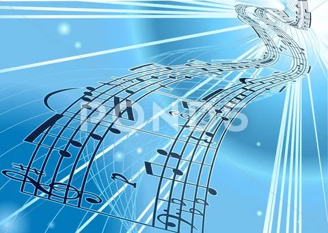 Vector Sheet music background: Graphic #40172349