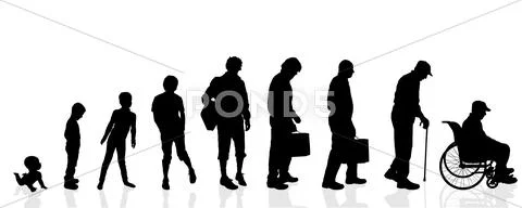 Vector silhouette generation men.: Graphic #61886629