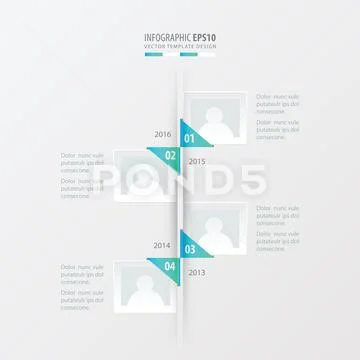 Vector timeline blue gradient color ~ Clip Art #73063983