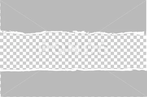 Vector torn Paper, Half Page at Transparent Effect Background ...