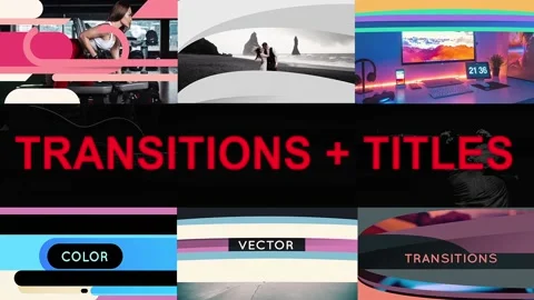 Vector Transitions ~ After Effects Template #125784027