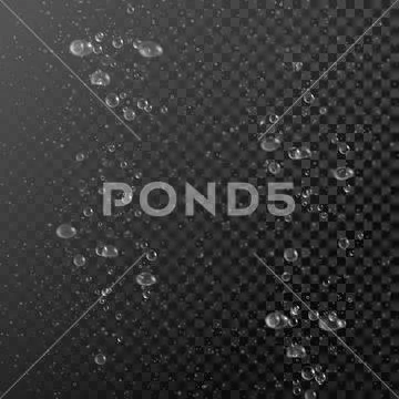 Vector water sparkling fizzing bubbles texture Illustration #88198832