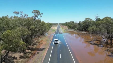 Car Driving Through Water Stock Footage ~ Royalty Free Stock Videos | Pond5