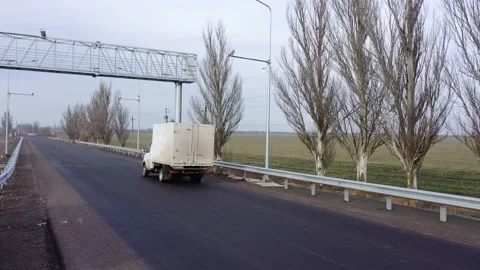 The vehicle passes through the vehicle w... | Stock Video | Pond5