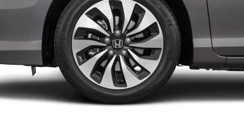Vehicle wheel close up side view Modern ... | Stock Video | Pond5