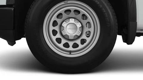 Vehicle wheel close up side view in stud... | Stock Video | Pond5