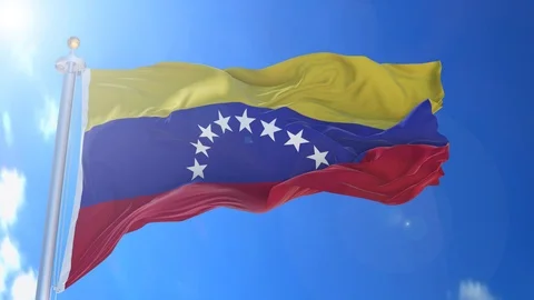 Venezuela animated flag pack in 3D and g... | Stock Video | Pond5