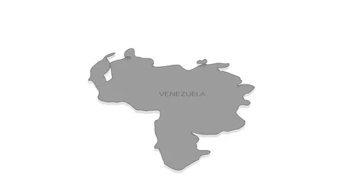 Venezuela animated map with alpha channe... | Stock Video | Pond5