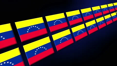 Venezuela Flag Animated Background 3d An... | Stock Video | Pond5