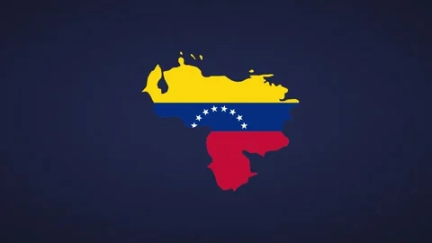 Venezuela Flag Animated Map Digital Mode... | Stock Video | Pond5