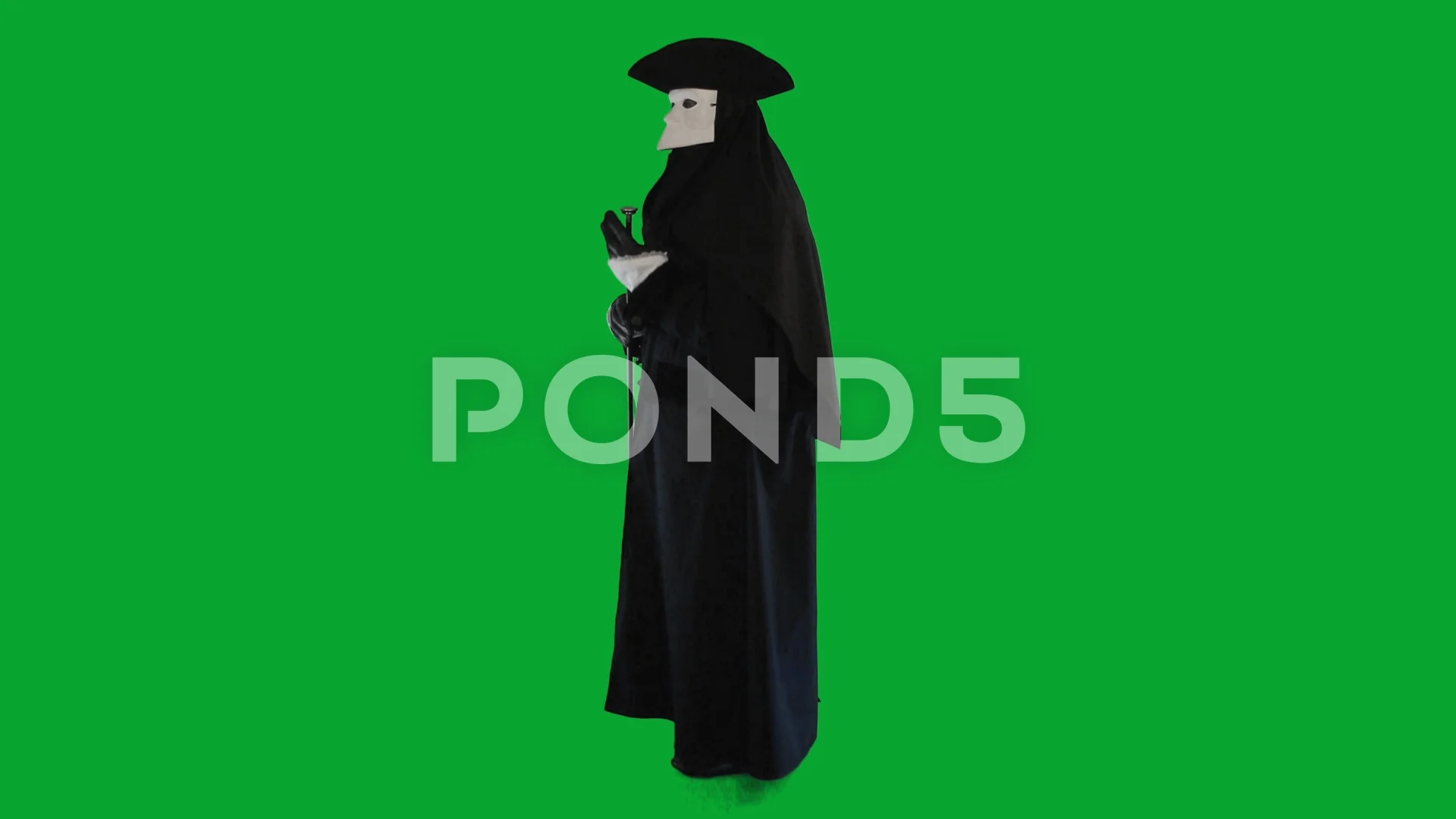 Venice Bauta Costume Venetian Packages, Red Hooded Cloak And Venetian