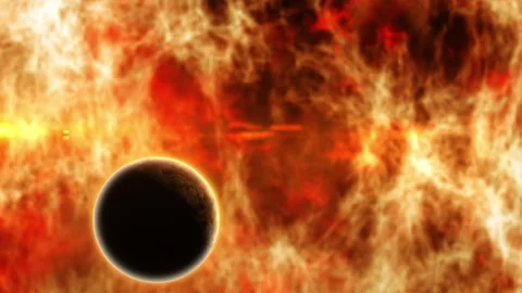 Venus moving with Sun background animati... | Stock Video | Pond5