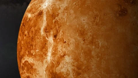 Venus Rotation Simulation | Stock Video | Pond5
