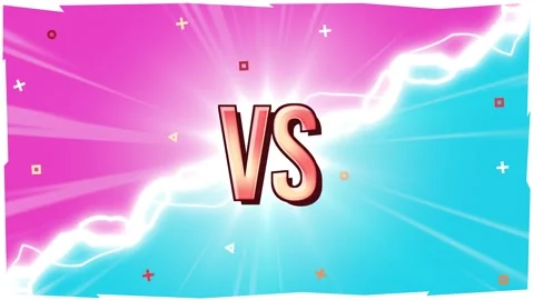 Versus background in pop art style, pink... | Stock Video | Pond5