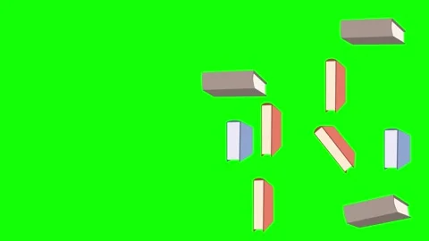 Books Falling Animation Stock Videos – Royalty-Free HD & 4K Videos