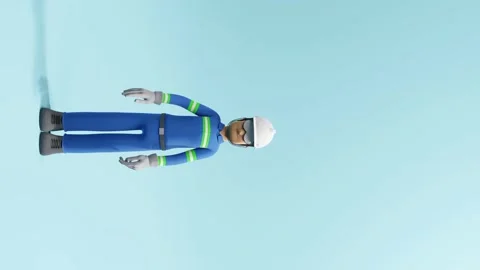 Vertical 3D Animation of a construction ... | Stock Video | Pond5