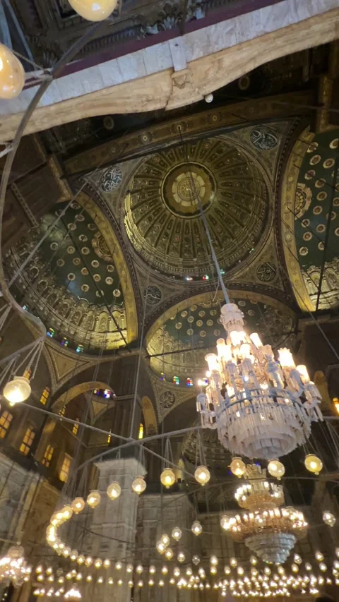 Vertical 4K: Interior of Muhammad Ali Mo... | Stock Video | Pond5