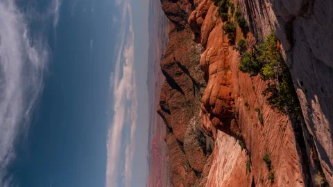 Vertical 4k Timelapse of Candy Cliffs ak... | Stock Video | Pond5