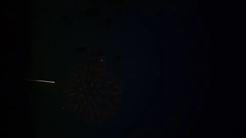 Vertical 4k video 4th of July fireworks ... | Stock Video | Pond5