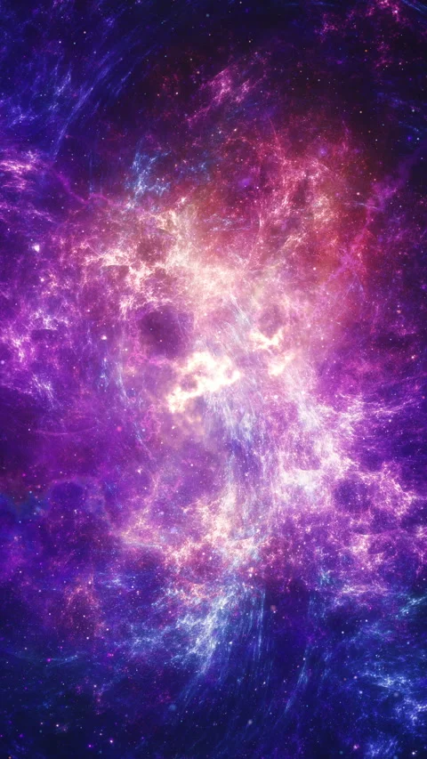 Vertical Abstract Nebula Galaxy Space Tr... | Stock Video | Pond5