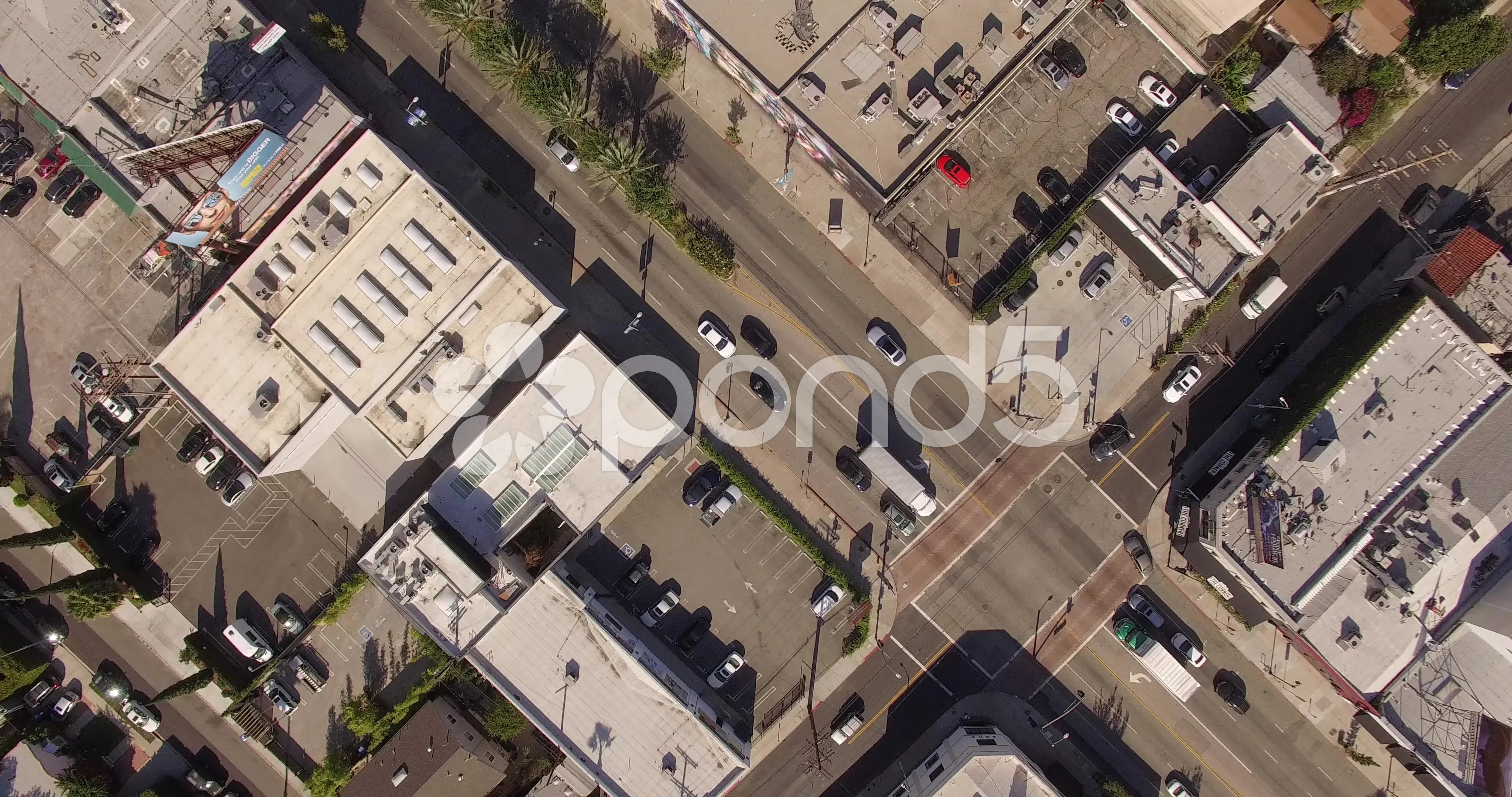 City Street Top View