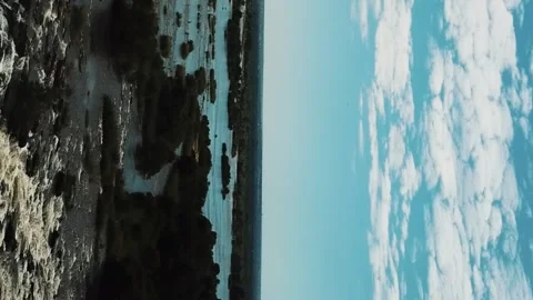 Vertical Aerial View Victoria Falls, Shu... | Stock Video | Pond5