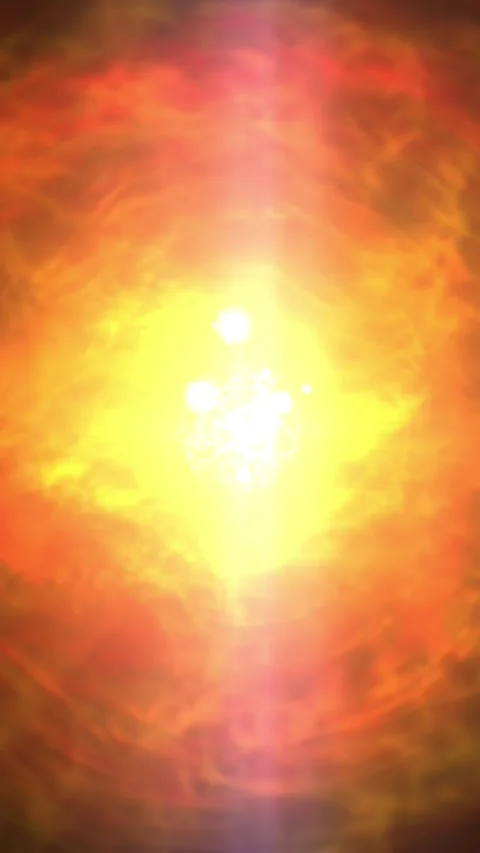 Vertical background with animation atom ... | Stock Video | Pond5