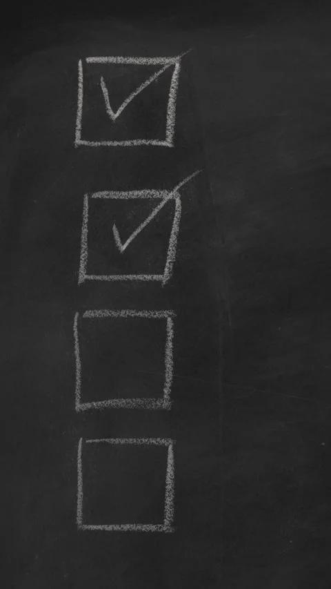 Vertical checklist box approve sign fema... | Stock Video | Pond5