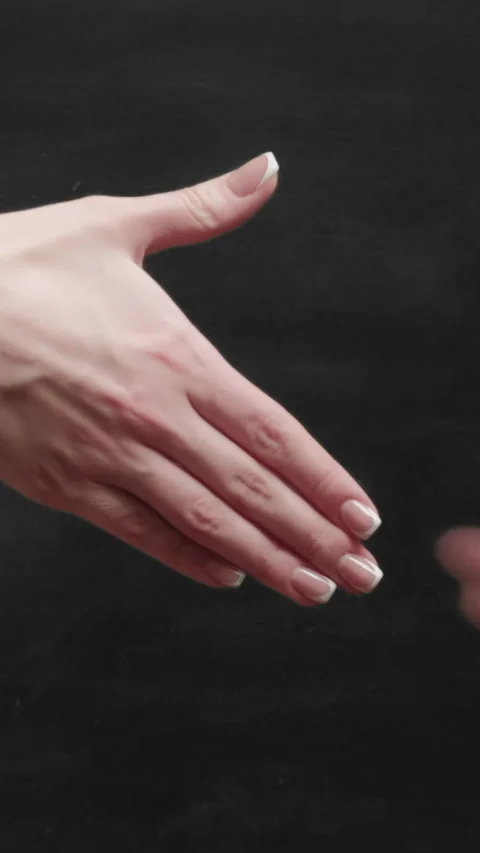 Vertical colleagues handshake gender equ... | Stock Video | Pond5