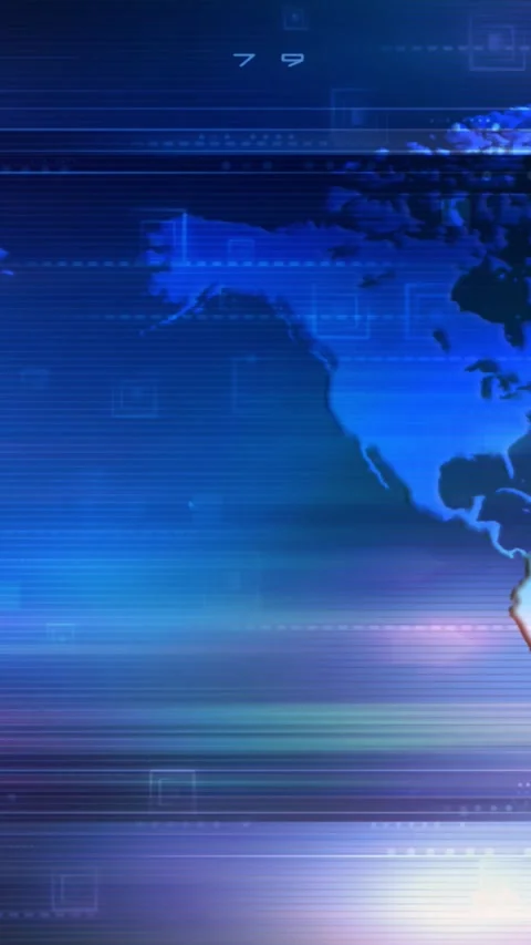 Vertical World Map Stock Video Footage | Royalty Free Vertical World ...