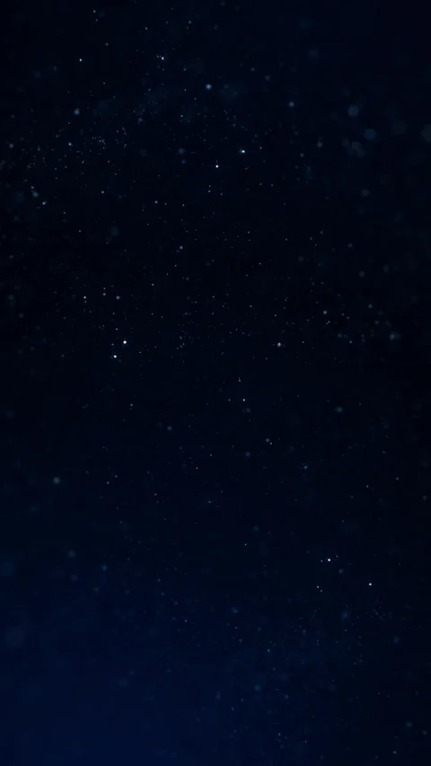 Vertical Dark Blue Sparkles Flight in Sp... | Stock Video | Pond5