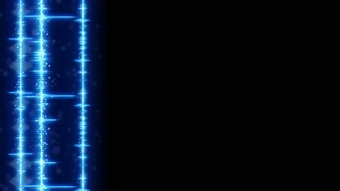 Vertical digital audio wave on edge seam... | Stock Video | Pond5